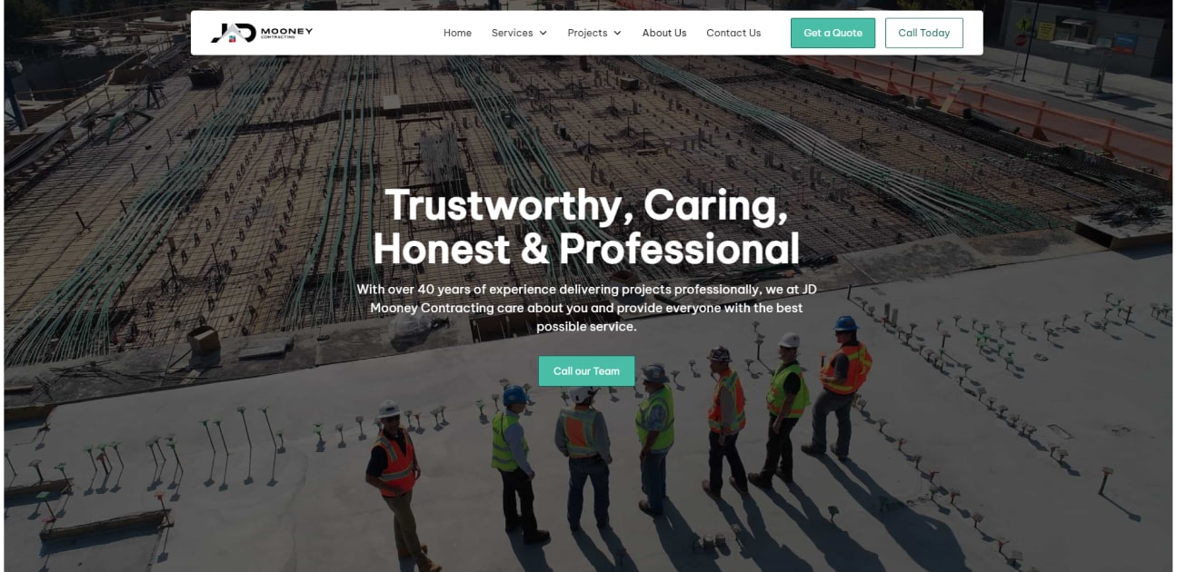 JD Mooney Contracting | About Us